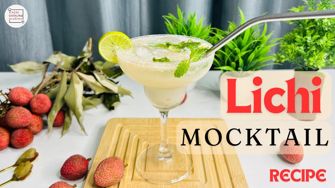 Lichi Mocktail Refreshing Recipe | लीची मॉकटेल मोजिटो | Best Hotel like ...