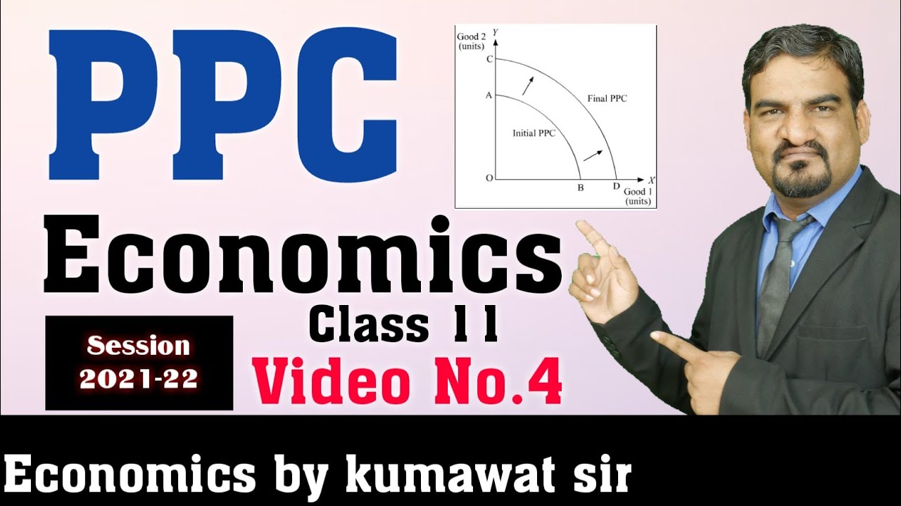 Production possibility curve economics class 11th / PPC / PPF /video no ...
