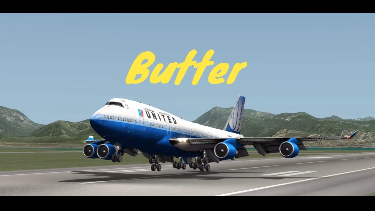 747 - 400 Butter? (X-plane 10 mobile) - YouTube