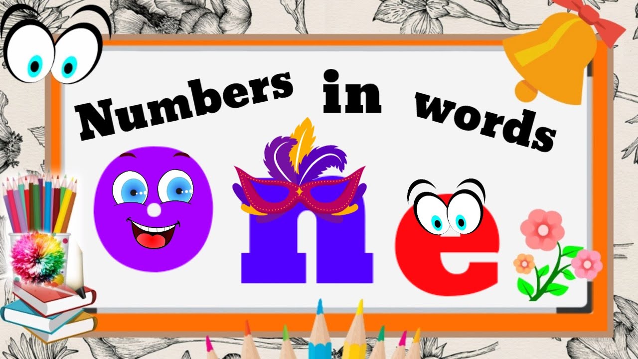 Numbers in words|Numbers in figure|Spelling numbers - YouTube
