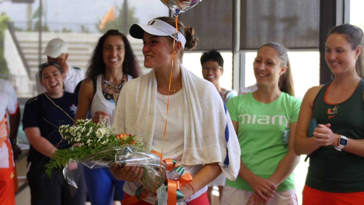 Stephanie Wagner Breaks Miami Wins Record - YouTube
