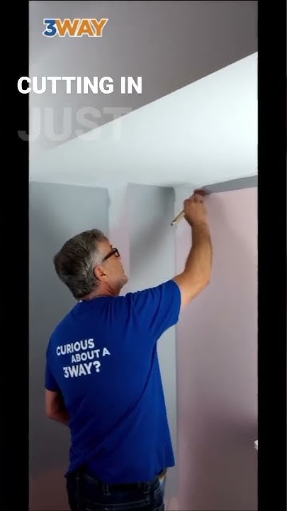 How to Paint Angles and Edges - 3WAY Drywall Corner Finishing - YouTube