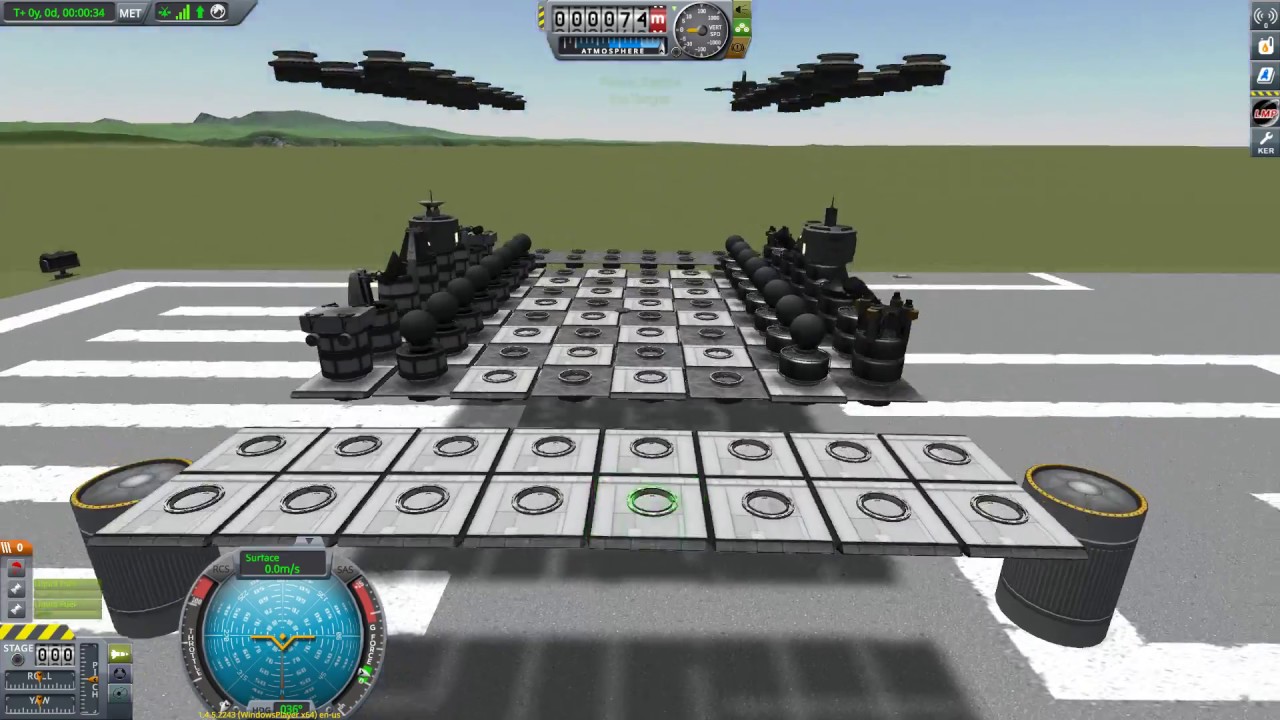 KSP chess - fun with docking ports - YouTube