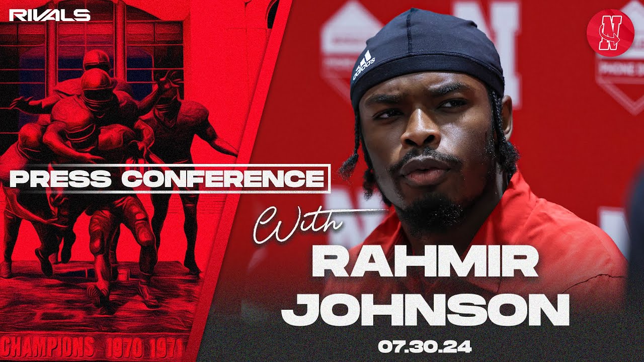 Nebraska football running back Rahmir Johnson interview before fall ...