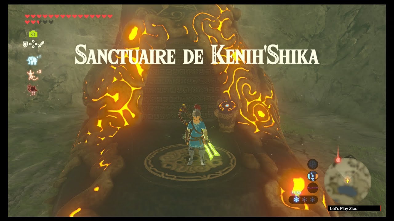 The Legend of Zelda Breath of the Wild: Sanctuaire de Kenih'Shika - YouTube