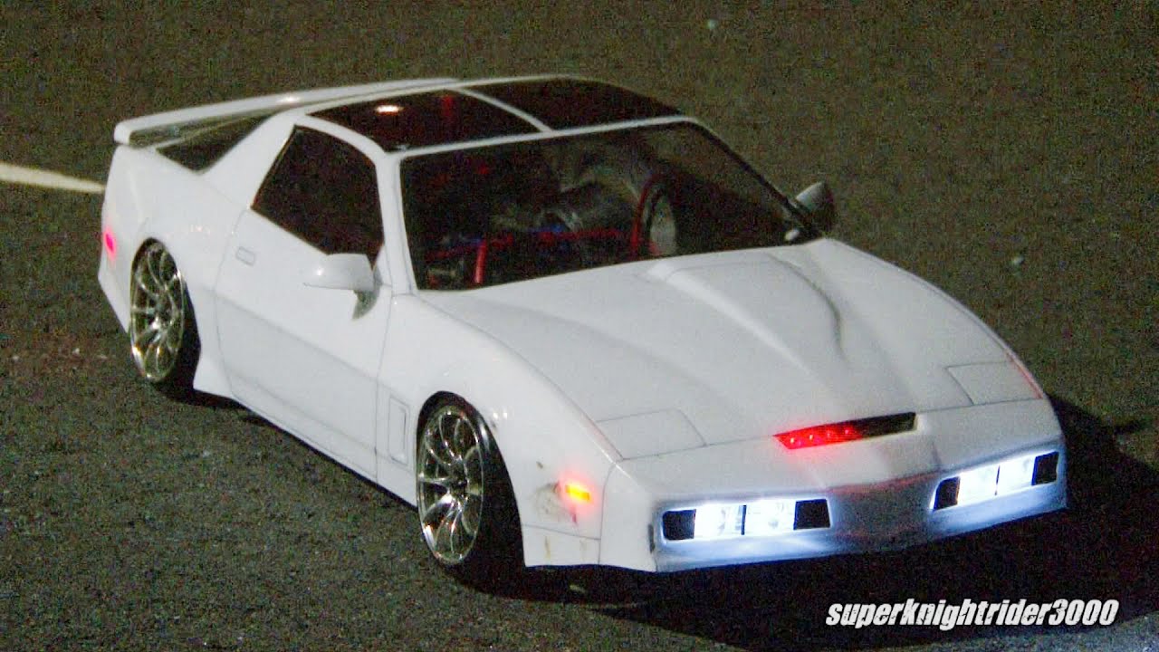 ナイト2000でラジドリ♪ KNIGHT RIDER KITT RC DRIFT! KNIGHT2000 WHITE VERSION ...
