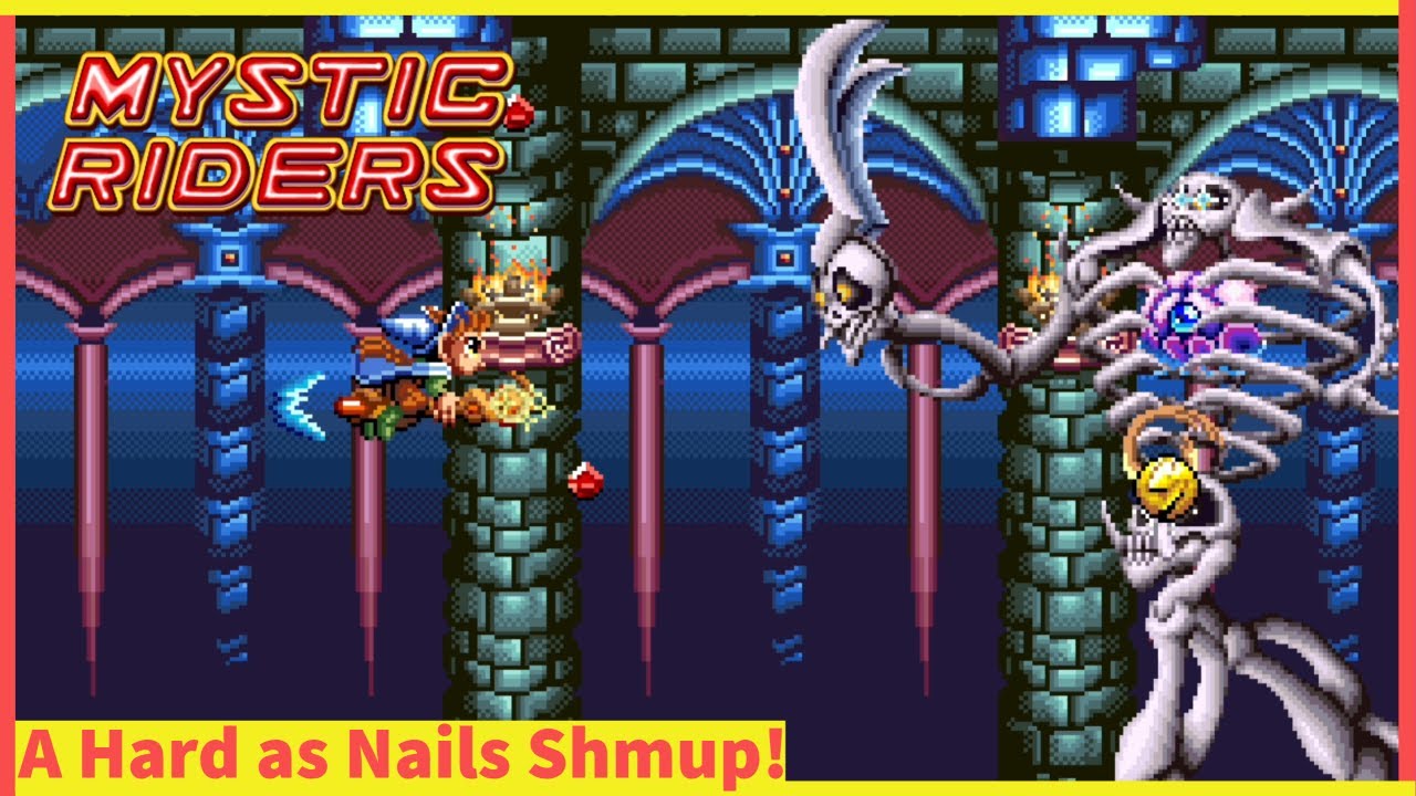 One Hard as Hell Horizontal Shmup! Mystic Riders from Irem! Looks Cute ...
