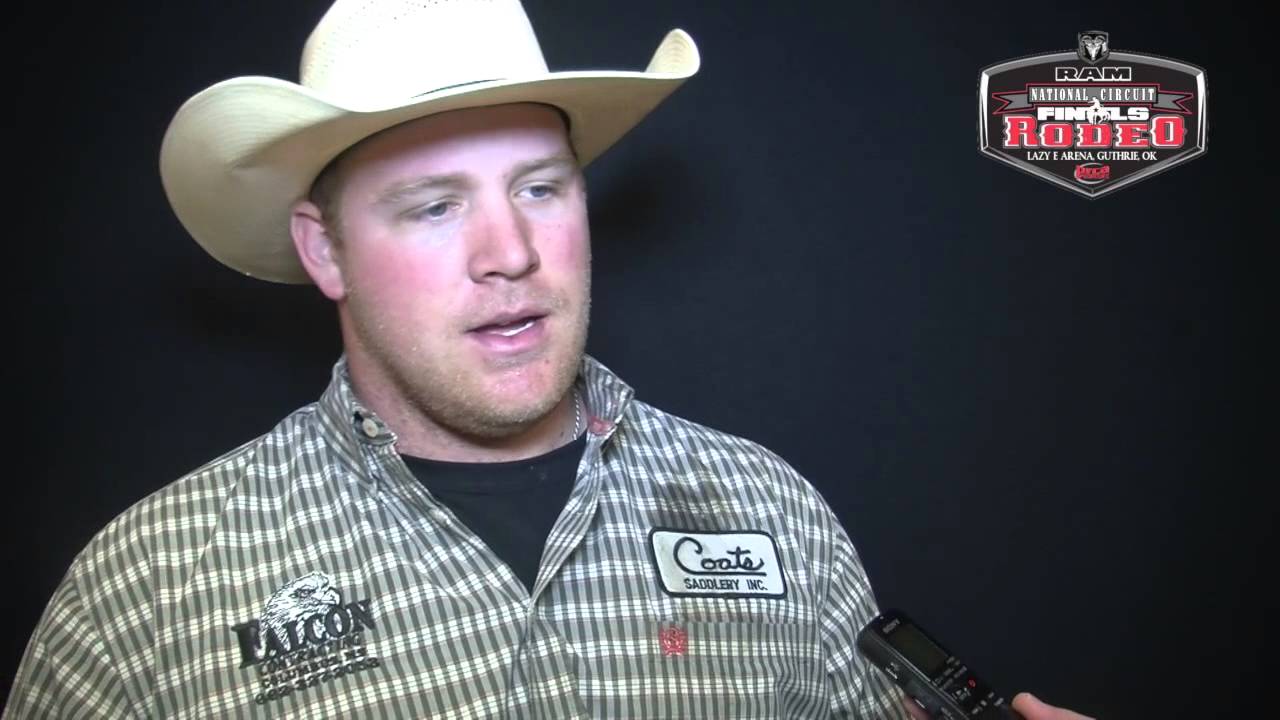 Will Lummus Posts Top Steer Wrestling Time During Performance 1 - YouTube