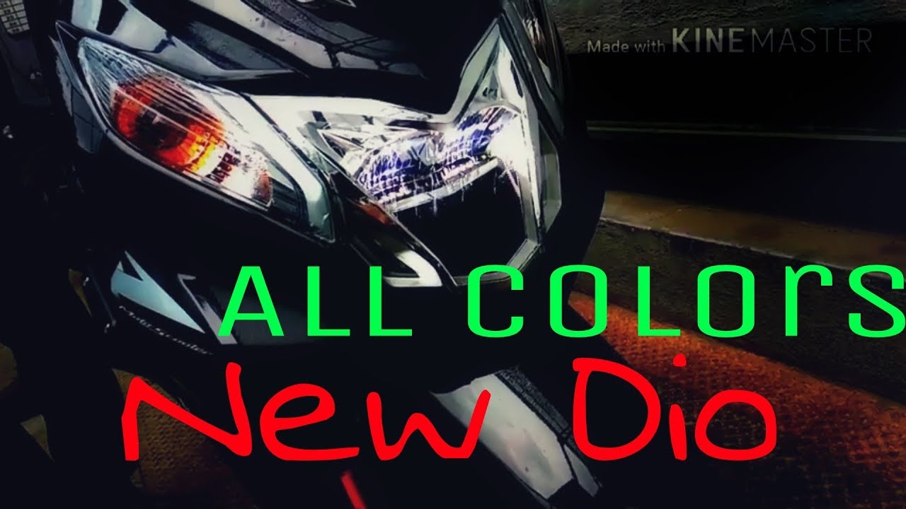 New Honda Dio Dlx | New colors - YouTube