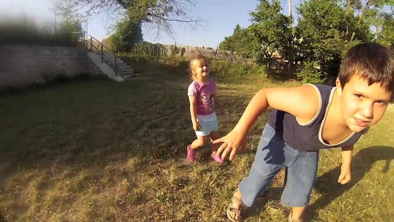 Children play with GoPro Hero 3 - YouTube