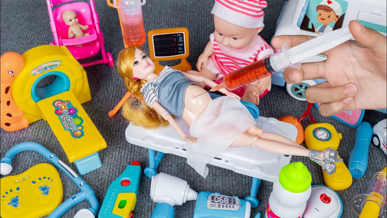 13 Minutes Satisfying Unboxing Pregnant Woman Give Birth | Pretend ...