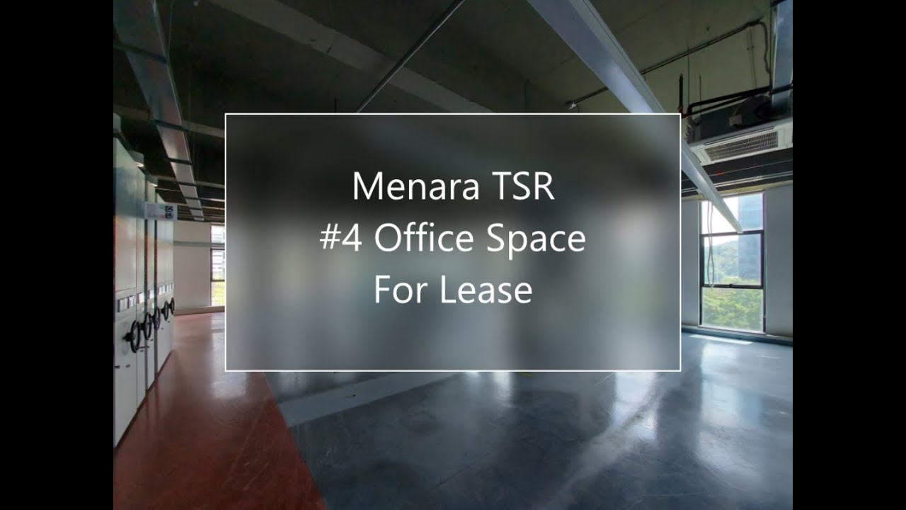 Menara TSR - Low Level Office Space For Lease - YouTube