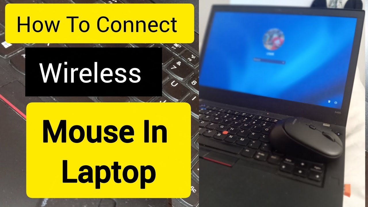 How To Connect Wireless Mouse In Laptop | Wireless Mouse Connect In ...
