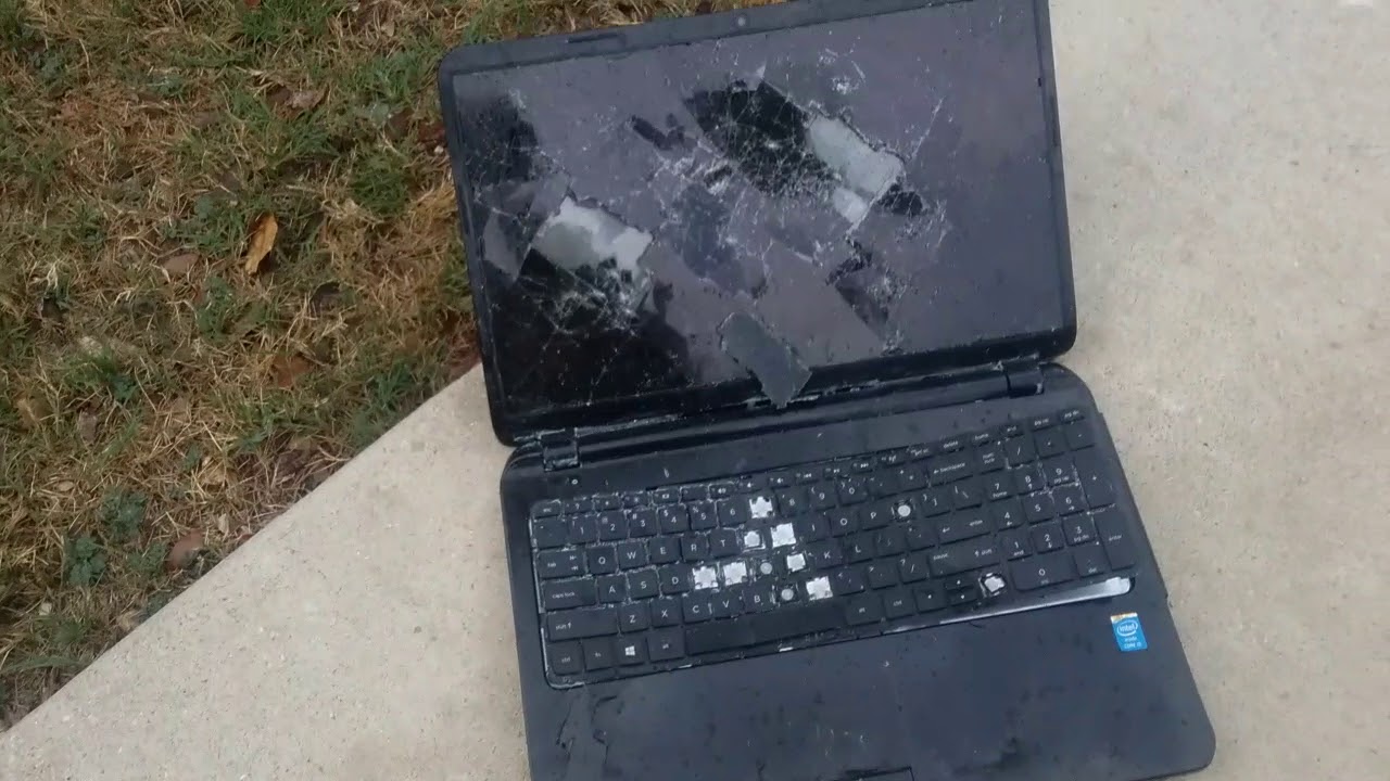 I smashed the laptop! - YouTube