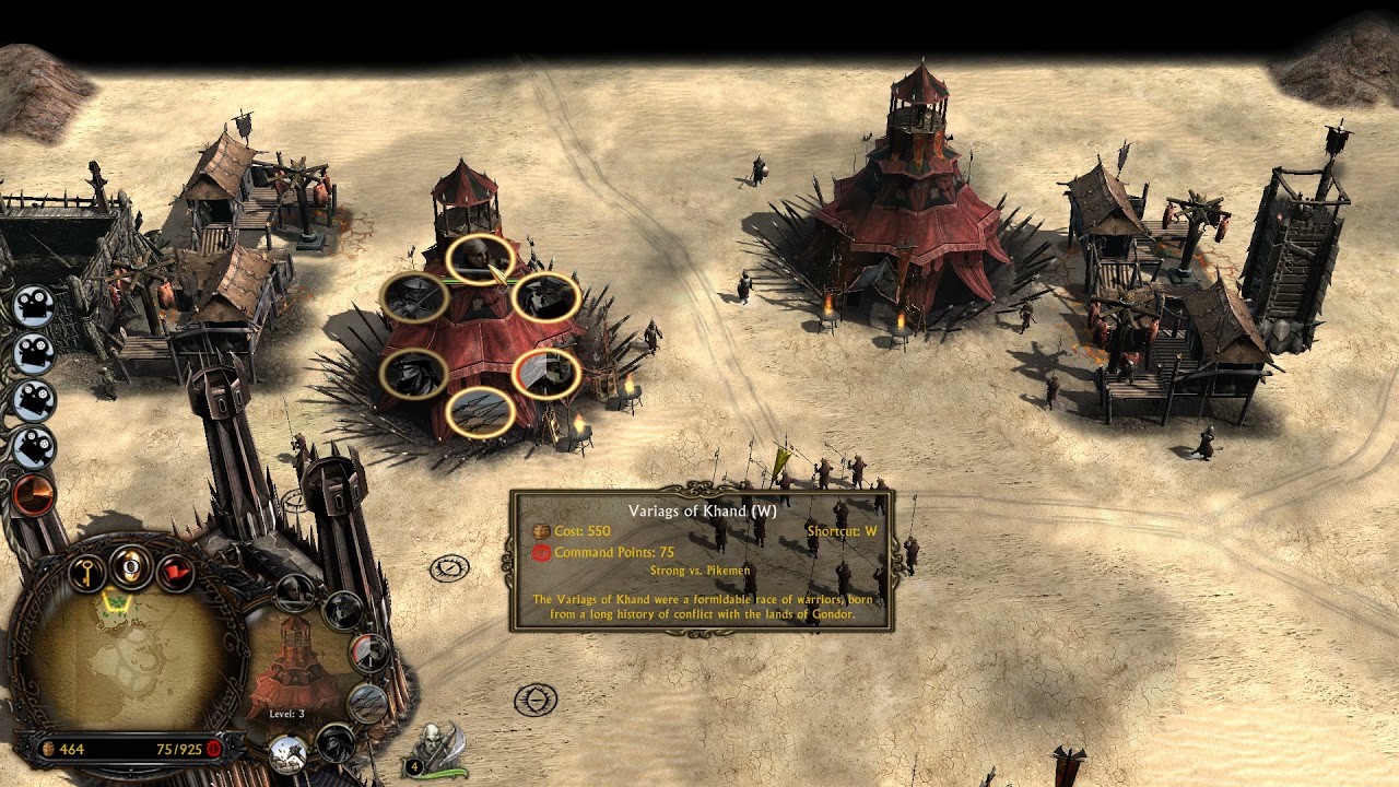 Battle for Middle Earth II - PvE Skirmish - Harad Coast (FFA) - YouTube