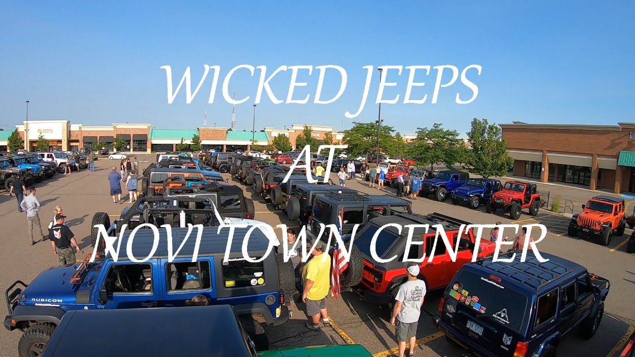 WICKED JEEPS AT NOVI TOWN CENTER - YouTube