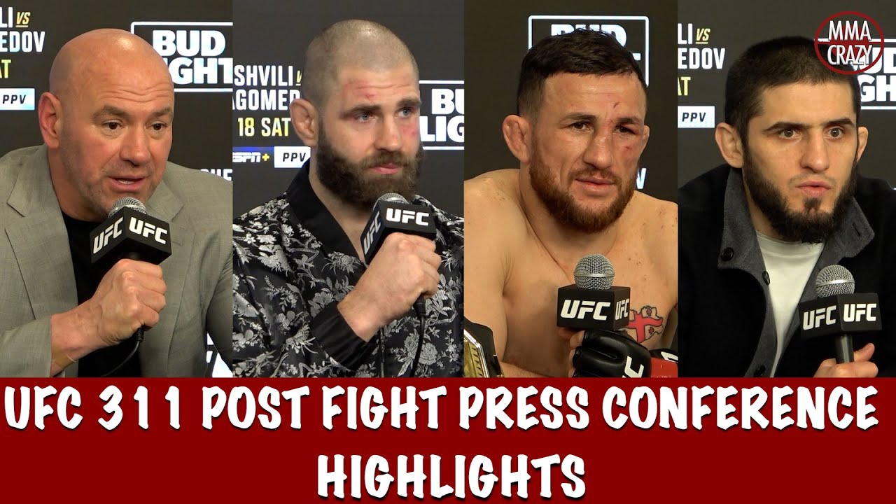 UFC 311 Post Fight Press Conference Highlights - YouTube