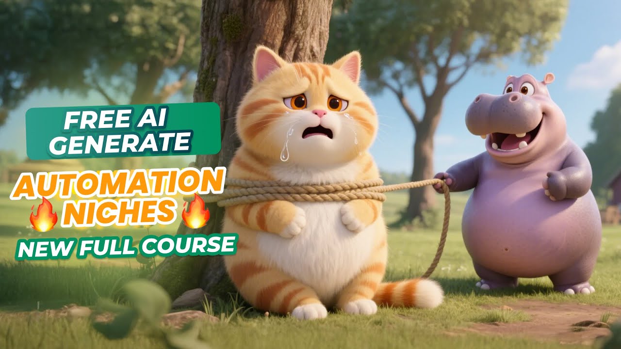 Niches Orange Cat AI – Create 3D Animated Stories YouTube Automation ...
