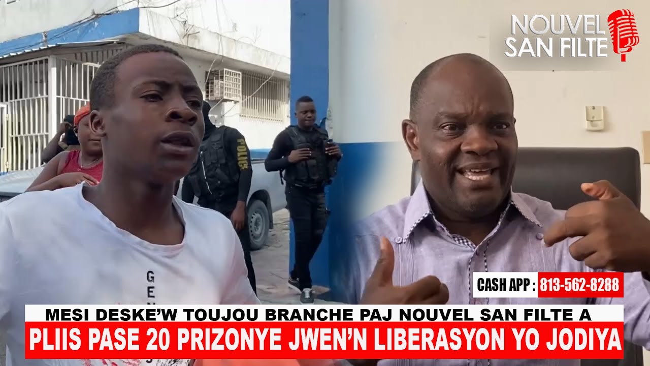 Komisè gouveman Edler Guillaume Fek libere plis pase 20 prizonye jodi samedi a nan Plizye ...