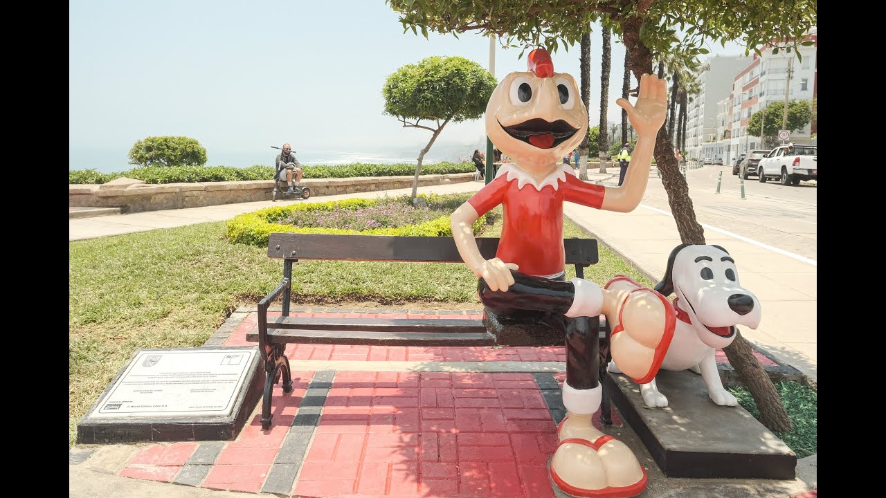 El parque Condorito en Barranco, Lima - Perú - YouTube