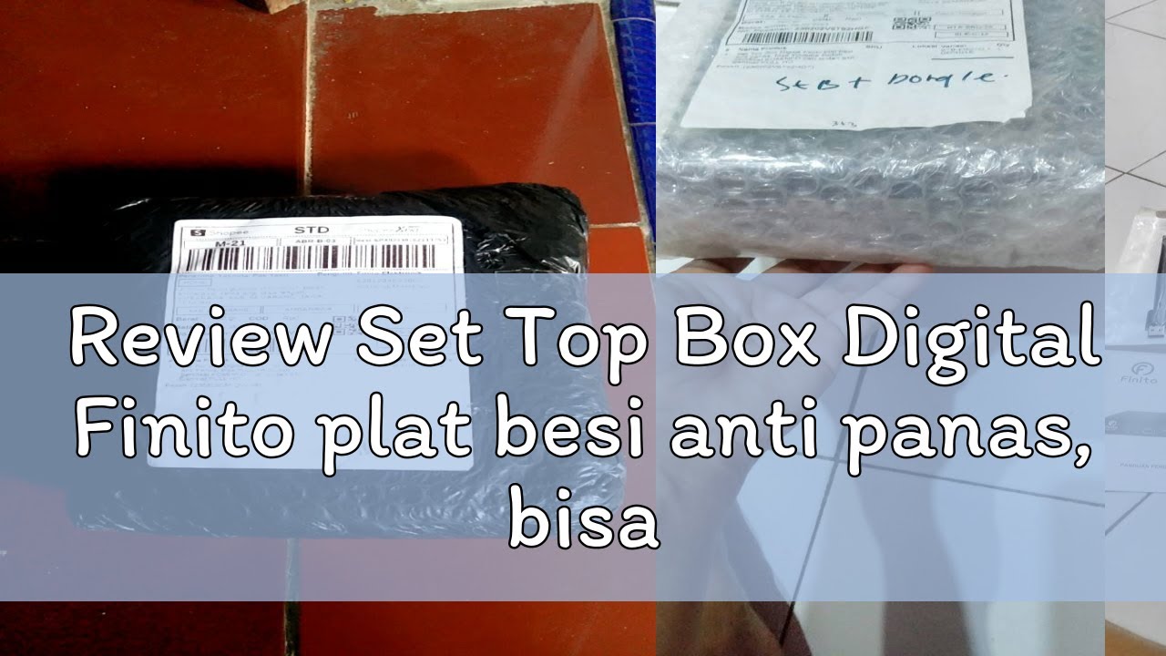Review Set Top Box Digital Finito plat besi anti panas, bisa Youtube ...
