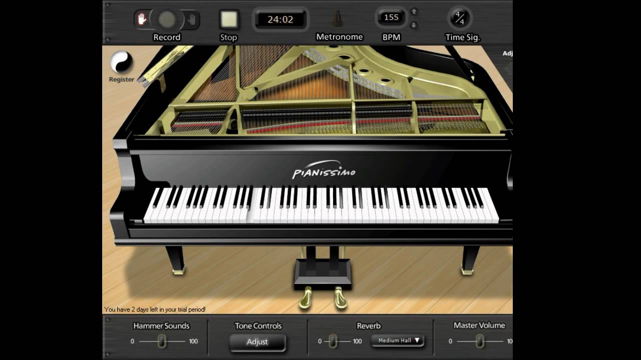 Testing VST plugins: Acoustica Pianissimo (Chopin Fantaisie Impromptu ...