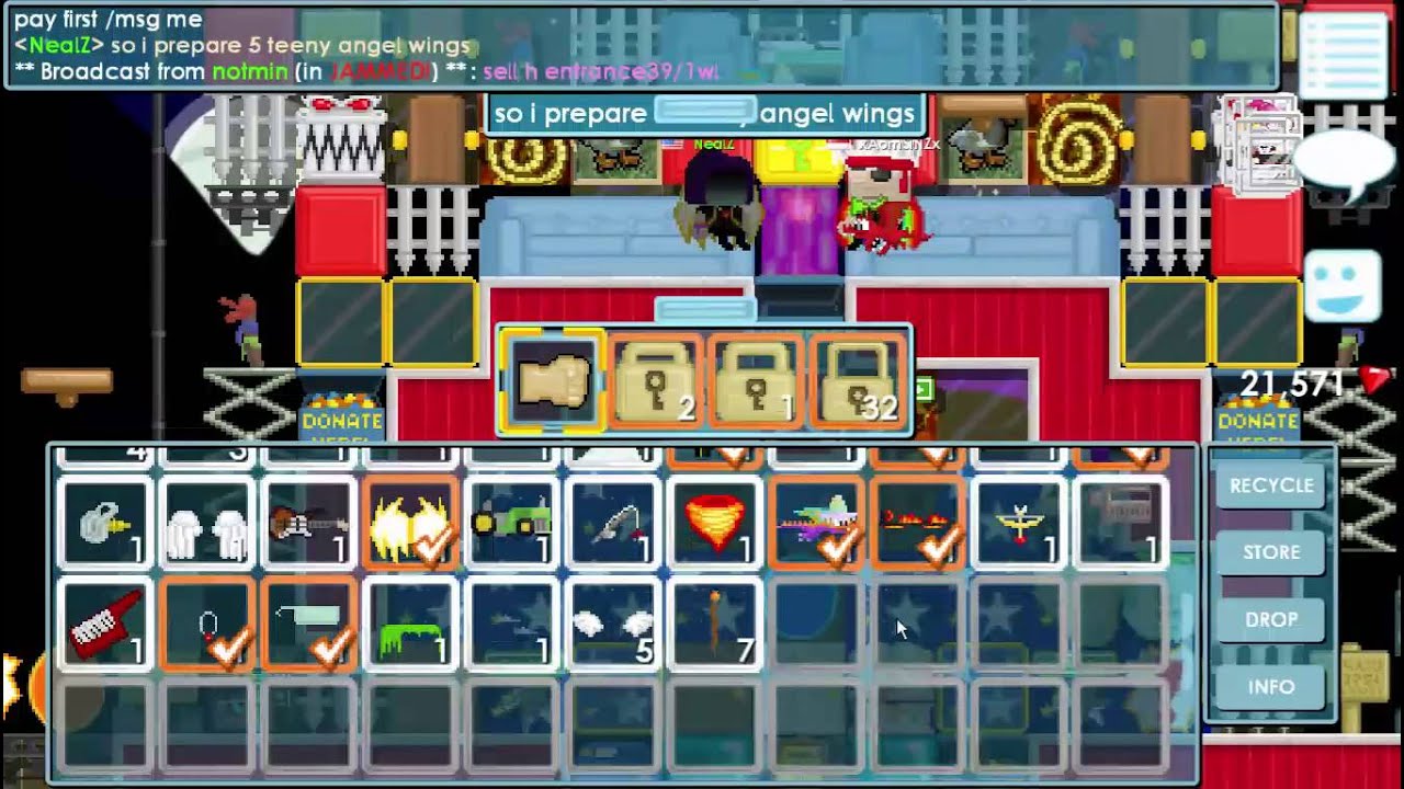 Growtopia | talk about teeny devil wings - YouTube