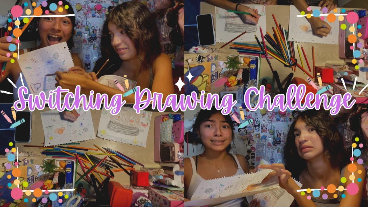 Switching Drawings Every 3 Minutes Challenge!!! - YouTube