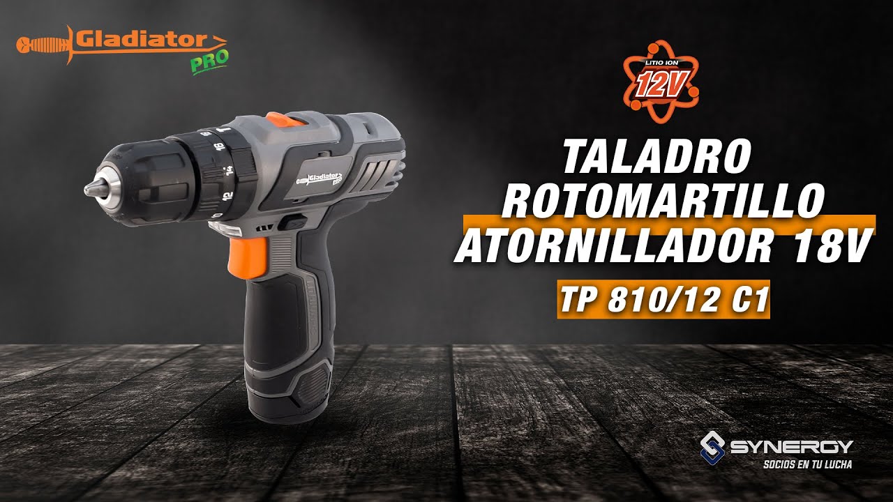 🔋Taladro RECARGABLE 18V | TP 810 12 C1 gladiator - YouTube