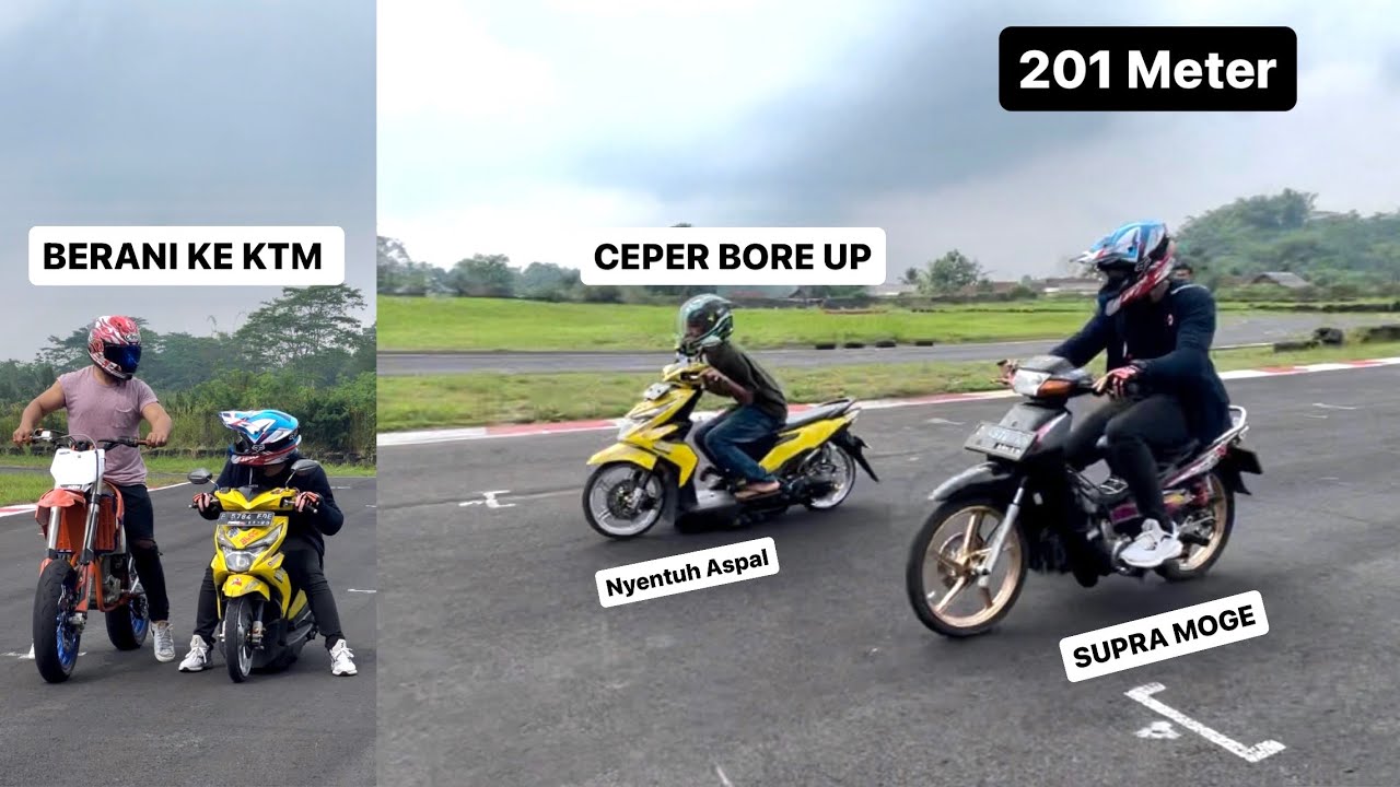 BEAT CEPER MASUK CIRCUIT PENGEN COBA SUPRA MOGE - YouTube