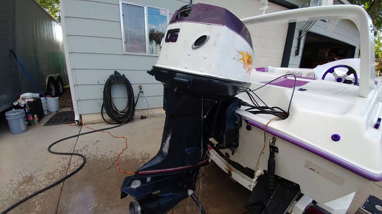 St Martin F13 Speed Boat 90 HP Evinrude - YouTube