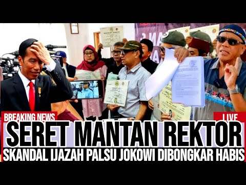 SERET MANTAN REKTOR !! SKANDAL IJAZAH PALSU JOKOWI DIPASAR PRAMUKA DIBONGKAR HABIS