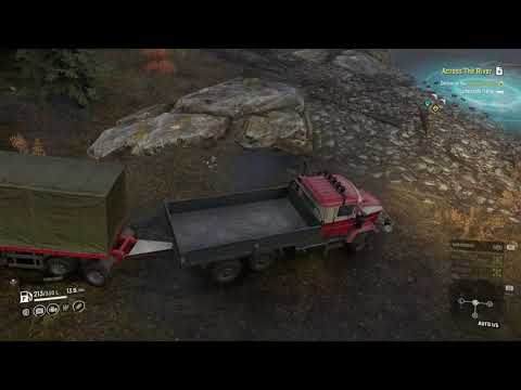 SnowRunner | Across the River on Smithville Dam - YouTube