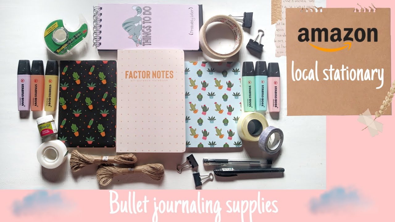 Stationery haul » from amazon, local stationery | Bullet journaling ...