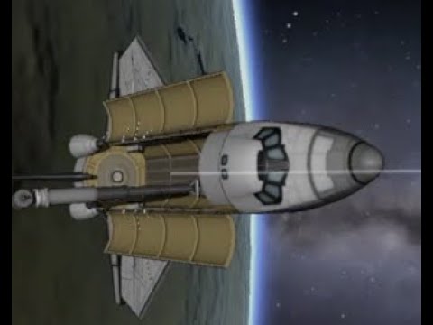 Adding the Canada Arm to our shuttle | KSP Stock Space Shuttle Shuttle ...