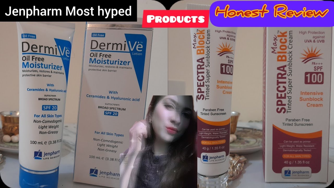 Jenpharm Most Hyped Products Honest Review 🌟Tinted SunBlock & Oil Free ...