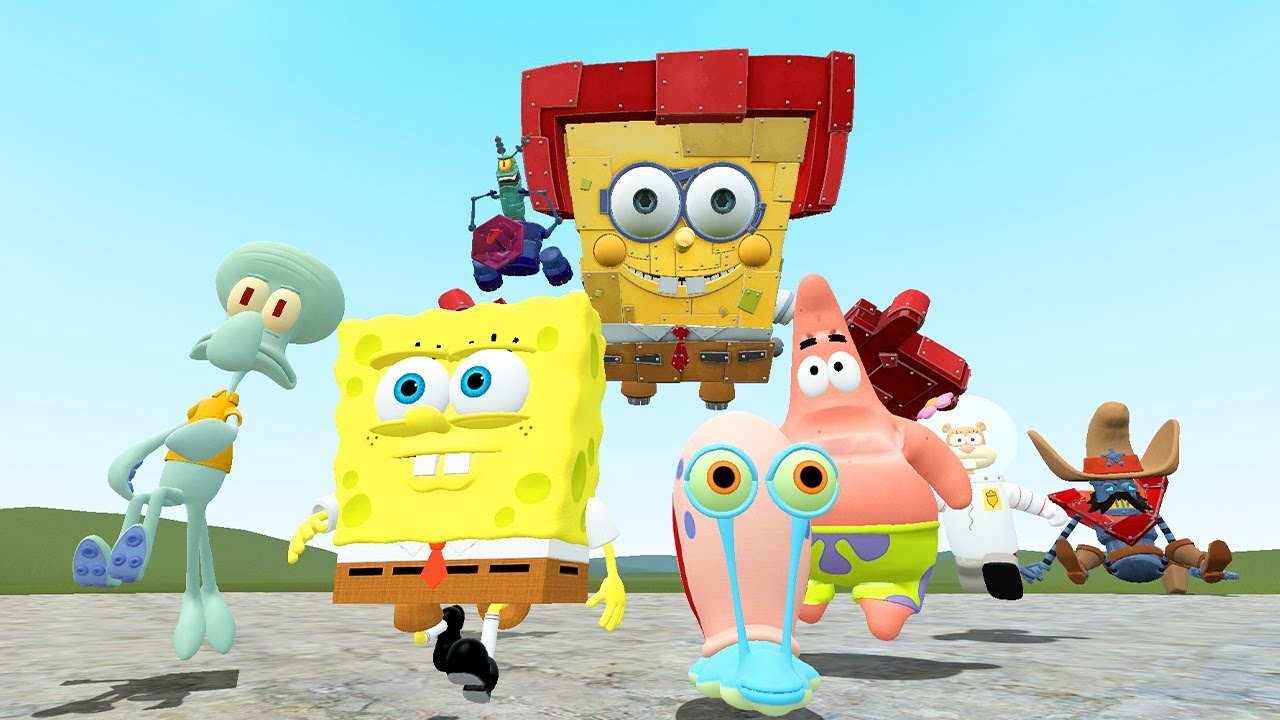 CURSED SPONGEBOB! | In Garry's Mod - YouTube