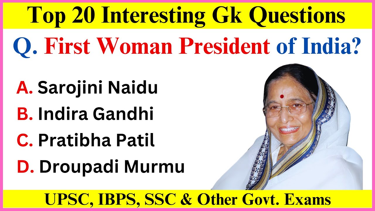 Top 20 Interesting GK Questions | GK Questions and Answers | GK in ...