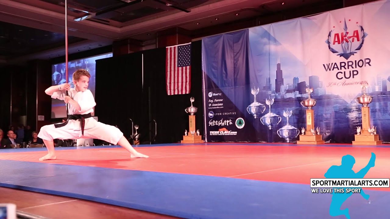Jake Presley - 13 & Under Weapons Finals - AKA Warrior Cup 2015 - YouTube