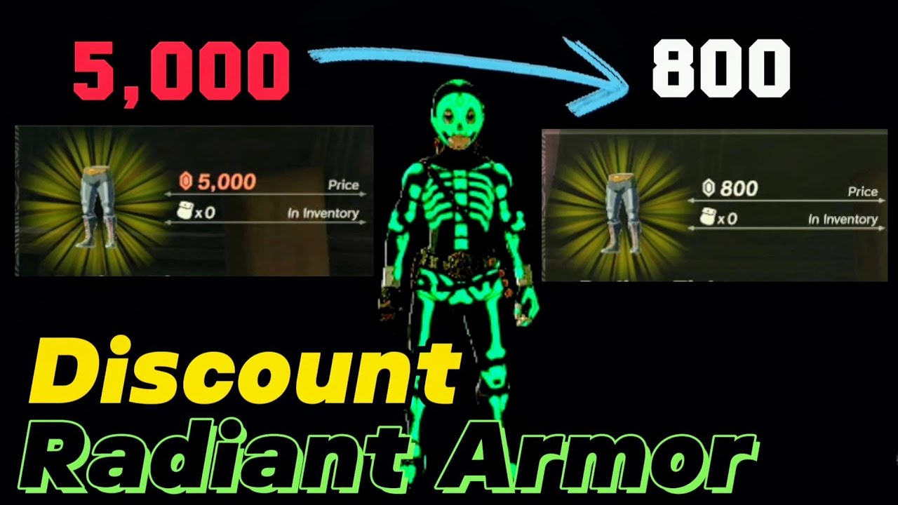 Best Armor Set Zelda Tears Of The Kingdom - Radiant Armor - YouTube