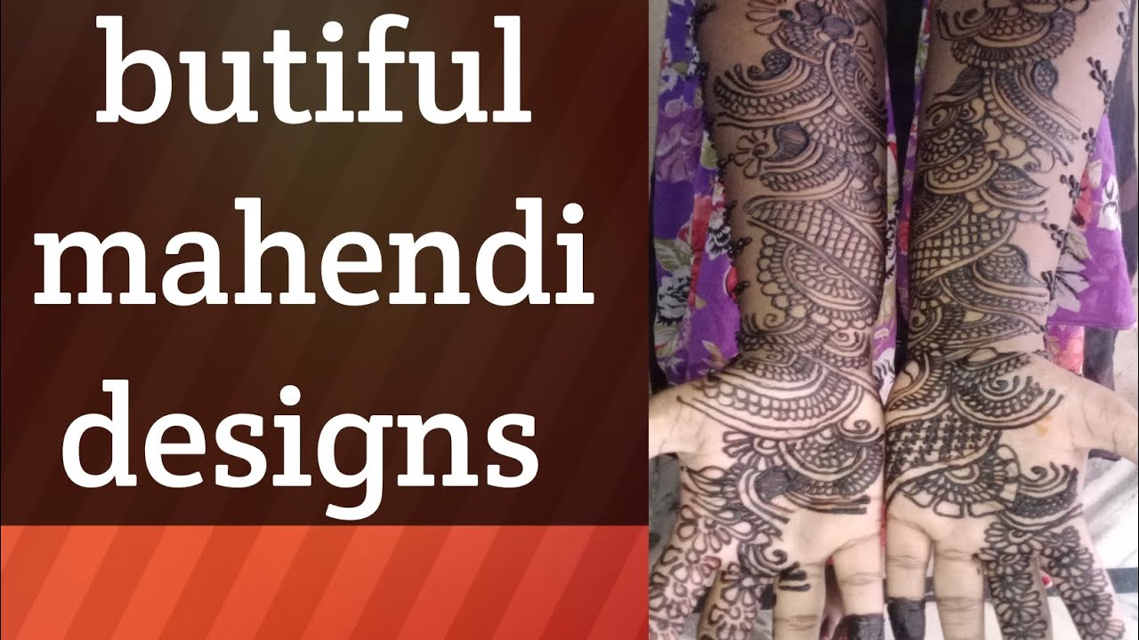Simple mahendi designs bridal mahendi designs@Rajmehandidesigner - YouTube