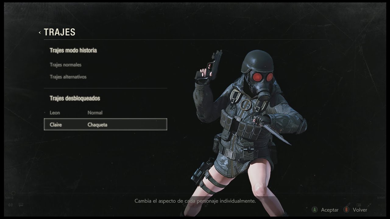 resident evil 2 MOD , claire lady Hunk by blabit... - YouTube