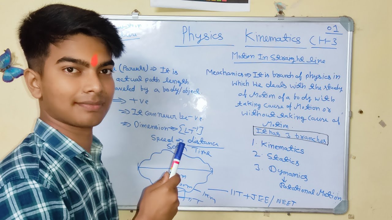 Physics Class-11 Kinematics Ch-3 Motion in Straight Line Introduction ...