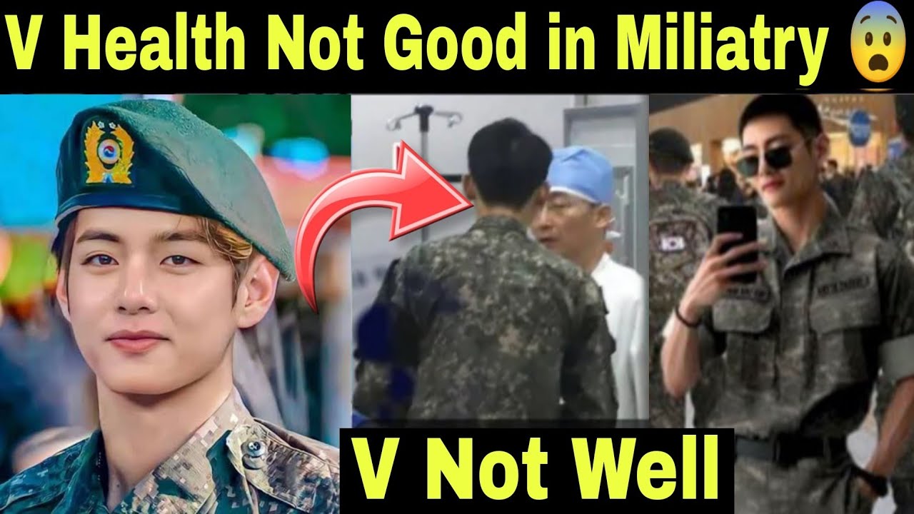 BTS V in Military Hospital 😰 Serious Health Condition 🙁 BTS V is ill in ...