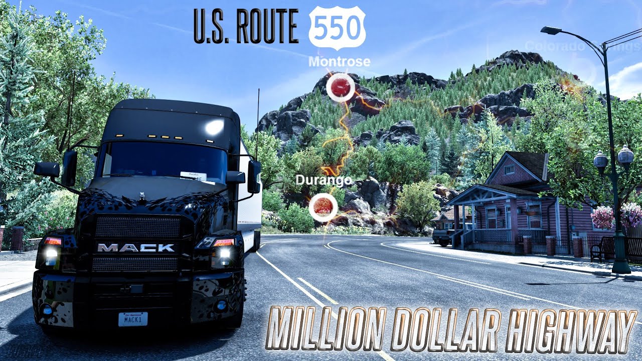 ATS 1.39 - Colorado Million Dollar Highway - Colorado DLC - American ...
