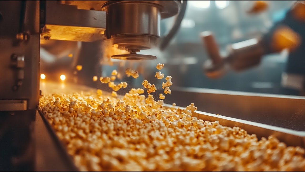 Inside a Popcorn Factory: How Popcorn is Made - YouTube
