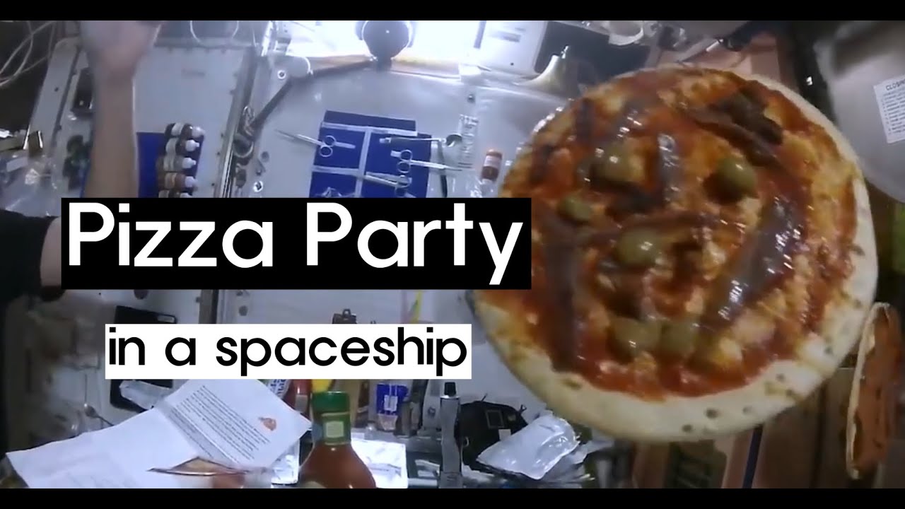 Amazing! Pizza Party in a spaceship - YouTube