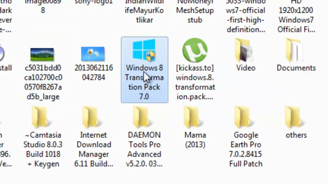 How to download and install windows 8 transformation pack correctly ...