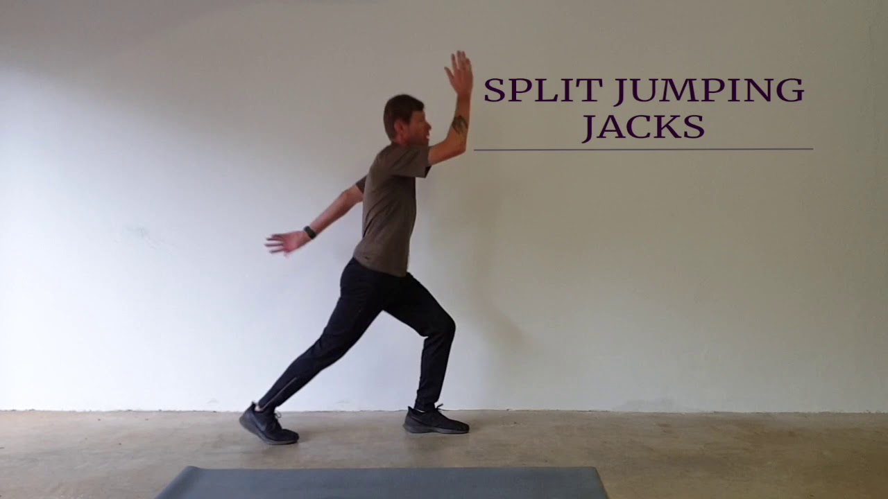 Split Jumping Jacks / HIIT / Fitness - YouTube