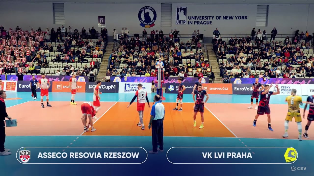 CEV Volleyball Cup 2025 - VK Lvi PRAHA (CZE) vs. Asseco Resovia RZESZOW ...
